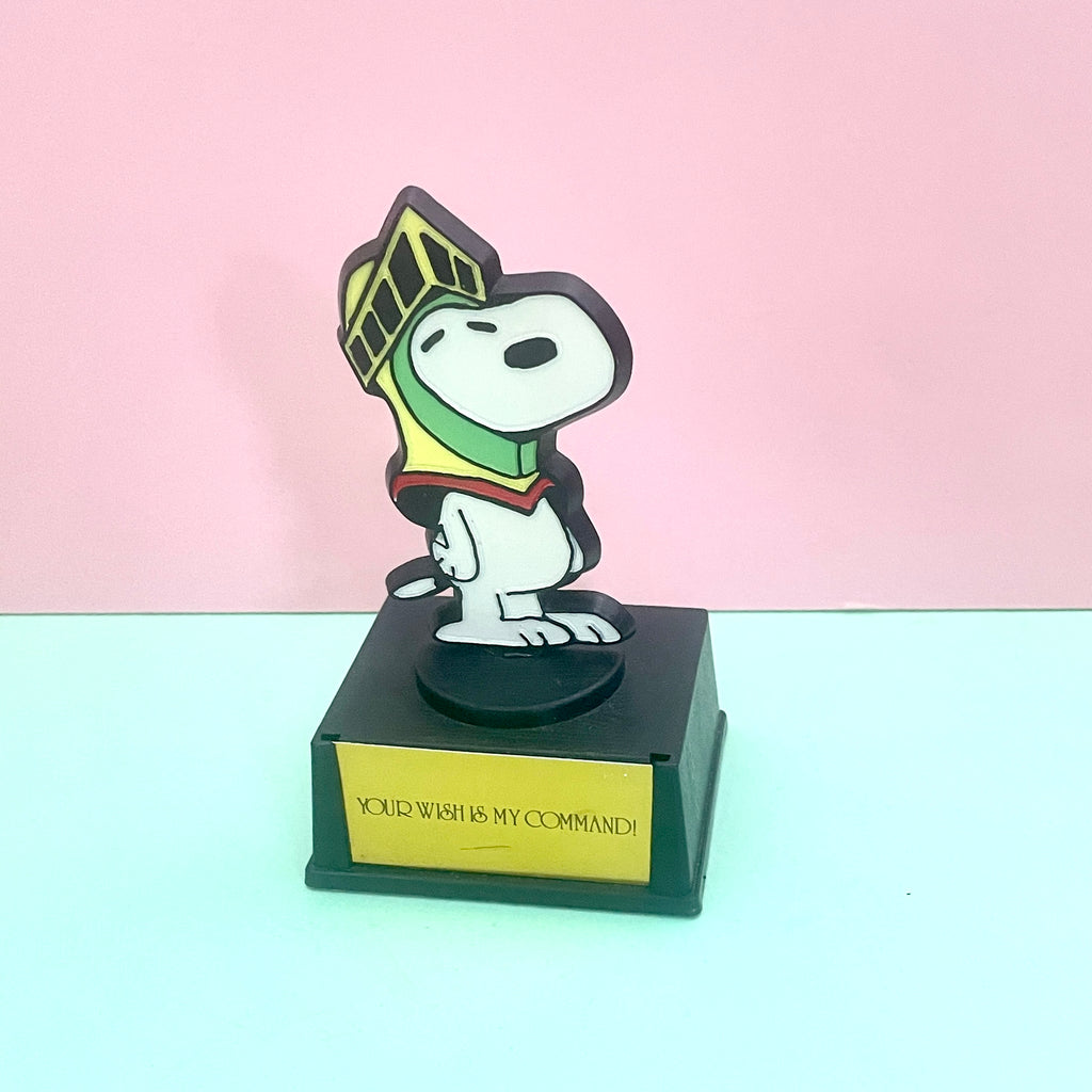 Vintage Snoopy Statue Trophy Knight In Armour – Love From Random